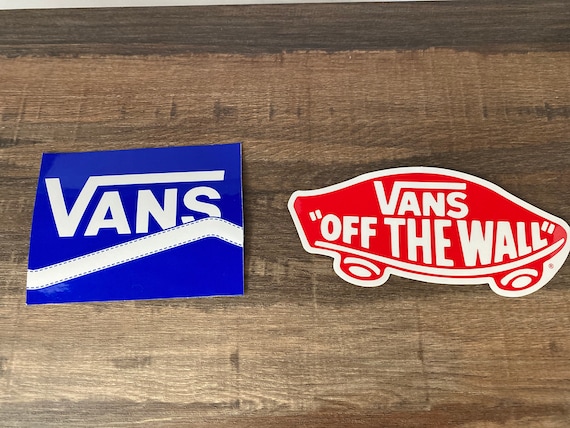 Vintage Vans off the Wall Stickers | Etsy