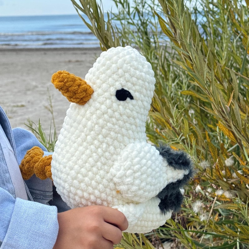 Seagull Plush - Etsy