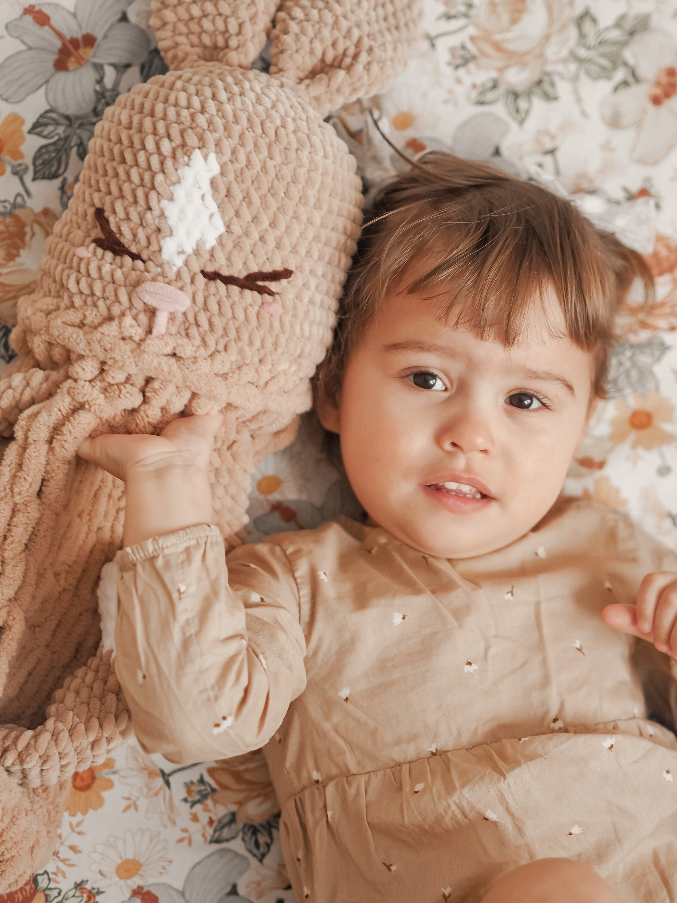 Banny Pajama Bag Baby Plush Crochet Bunny Toy Cuddle Toy Kid Sleeping ...