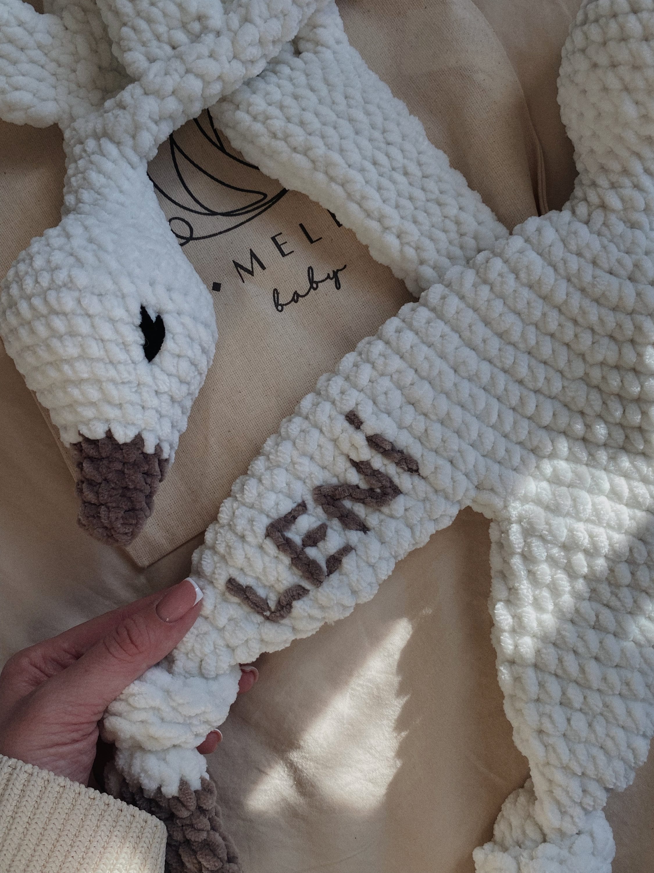 Personalized Baby Toy Plush Goose Snuggle Gender Neutral - Etsy