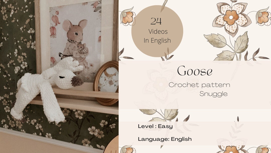 Goose Crochet Pattern Amigurumi Pattern Beginner Crochet Tutorial ...