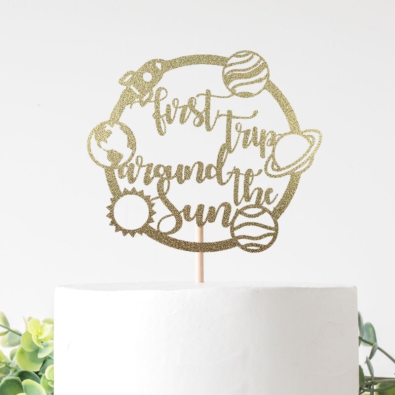 Sun Cake Topper - Etsy
