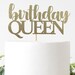 Birthday Queen Cake Topper for A Queen's Birthday Celebration. Double ...