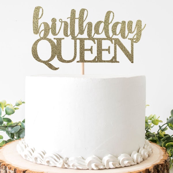Queen Cake Topper - Etsy