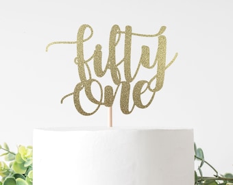 51st Birthday Cake | Etsy