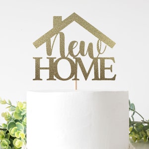 New Home Cake Topper for Housewarming, Home Sweet Home, Welcome Home ...