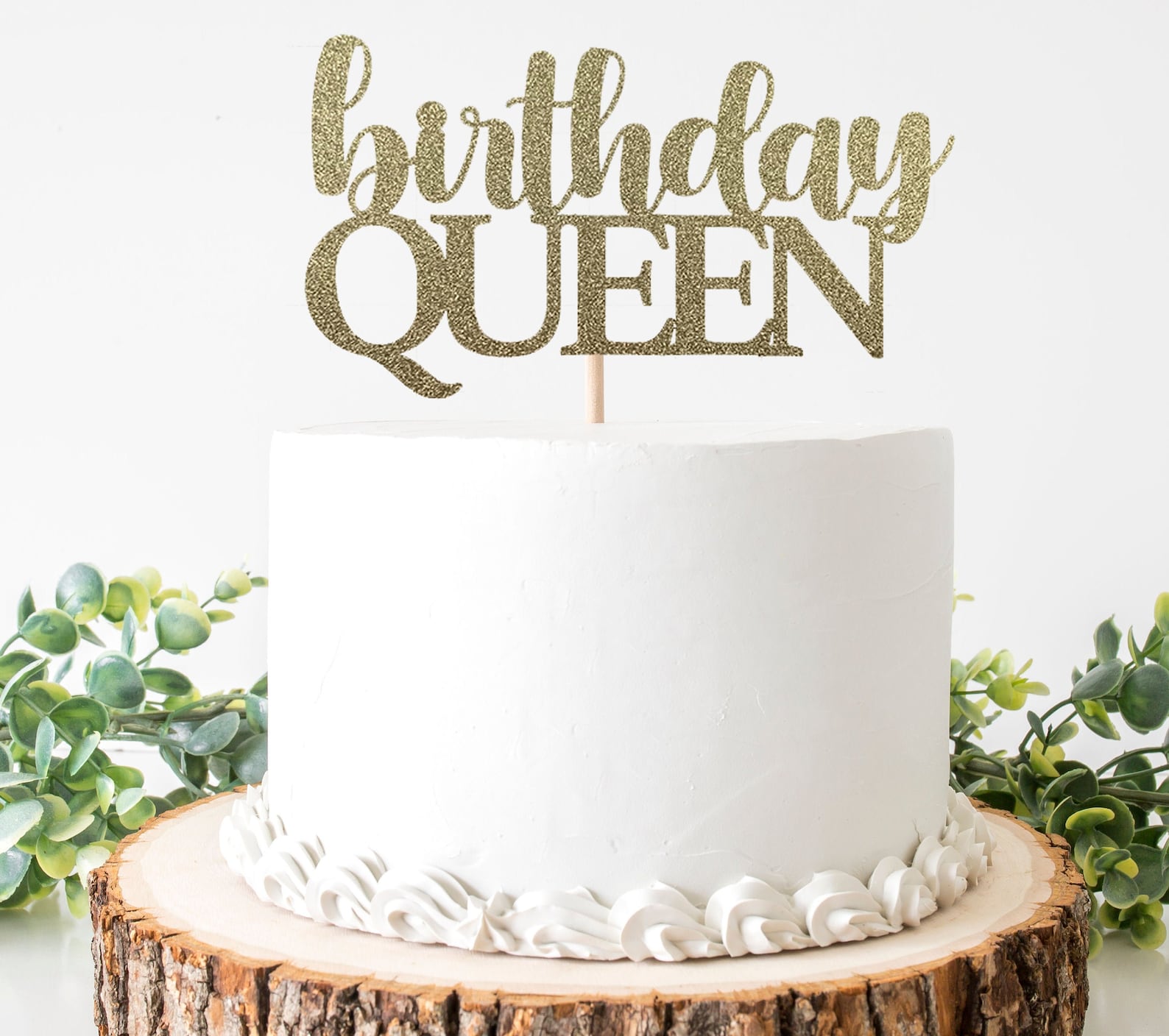 Birthday Queen Cake Topper for A Queen's Birthday - Etsy