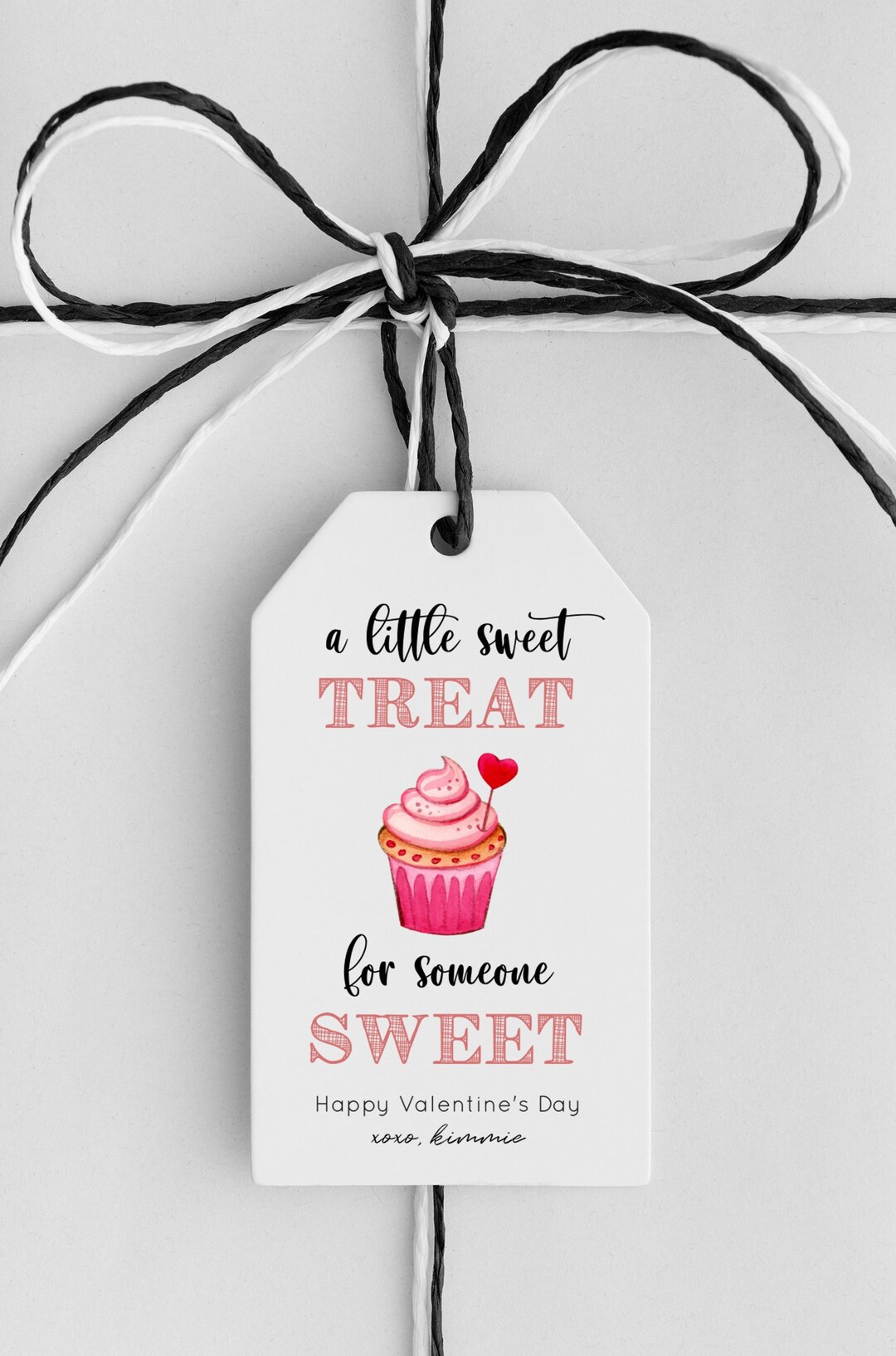 Editable A Little Sweet Treat for Someone Sweet Gift Tag Template ...