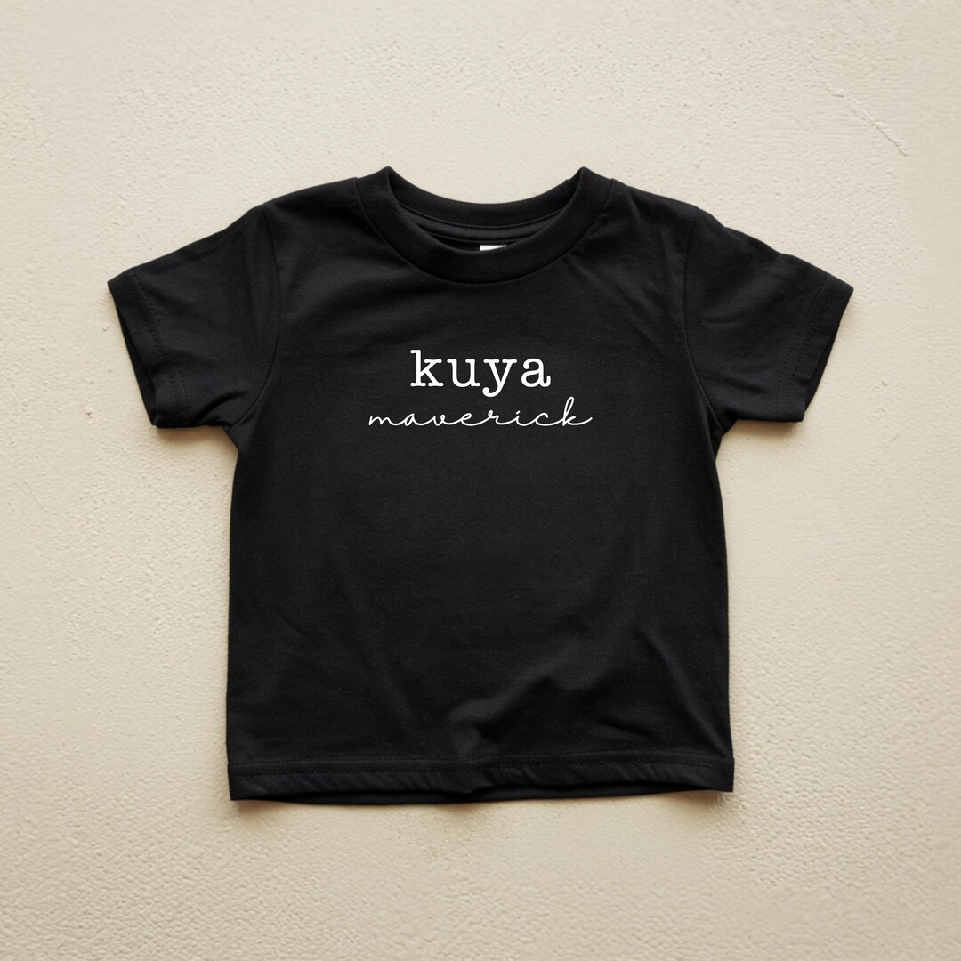 Kuya Customized Name Toddler Youth Shirt Pregnancy Announcement Big Bro ...