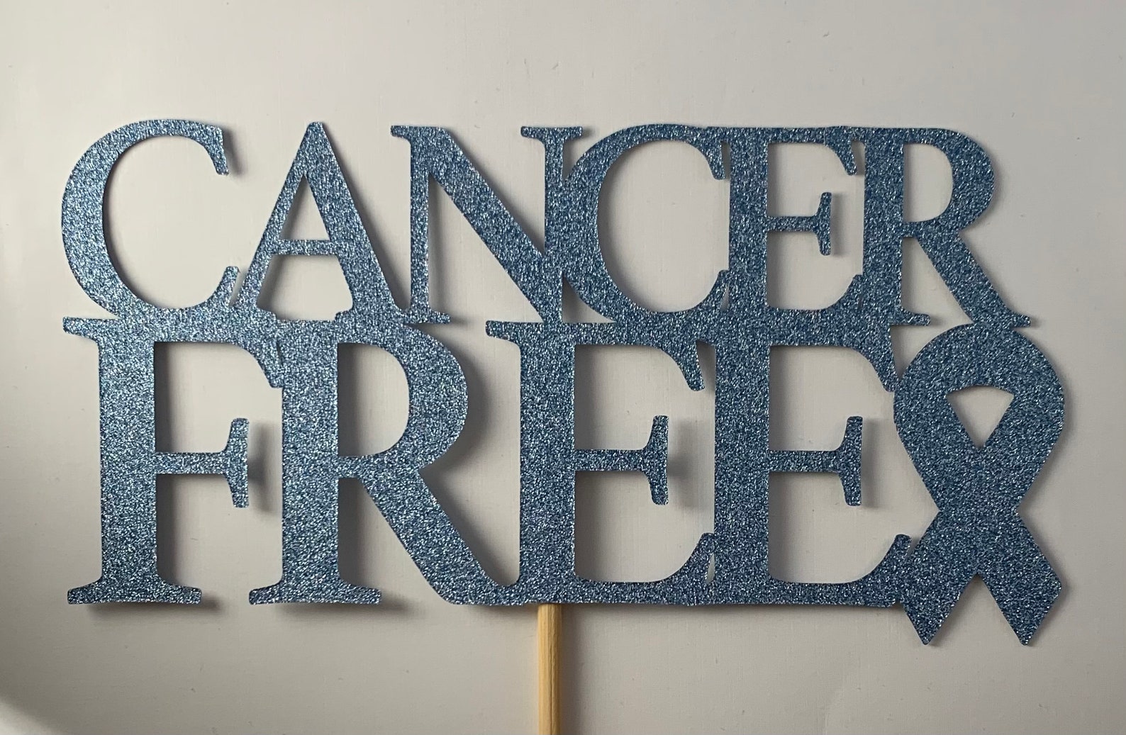 Cancer Free Cake Topper Cancer Survivor Cancer Warrior No - Etsy
