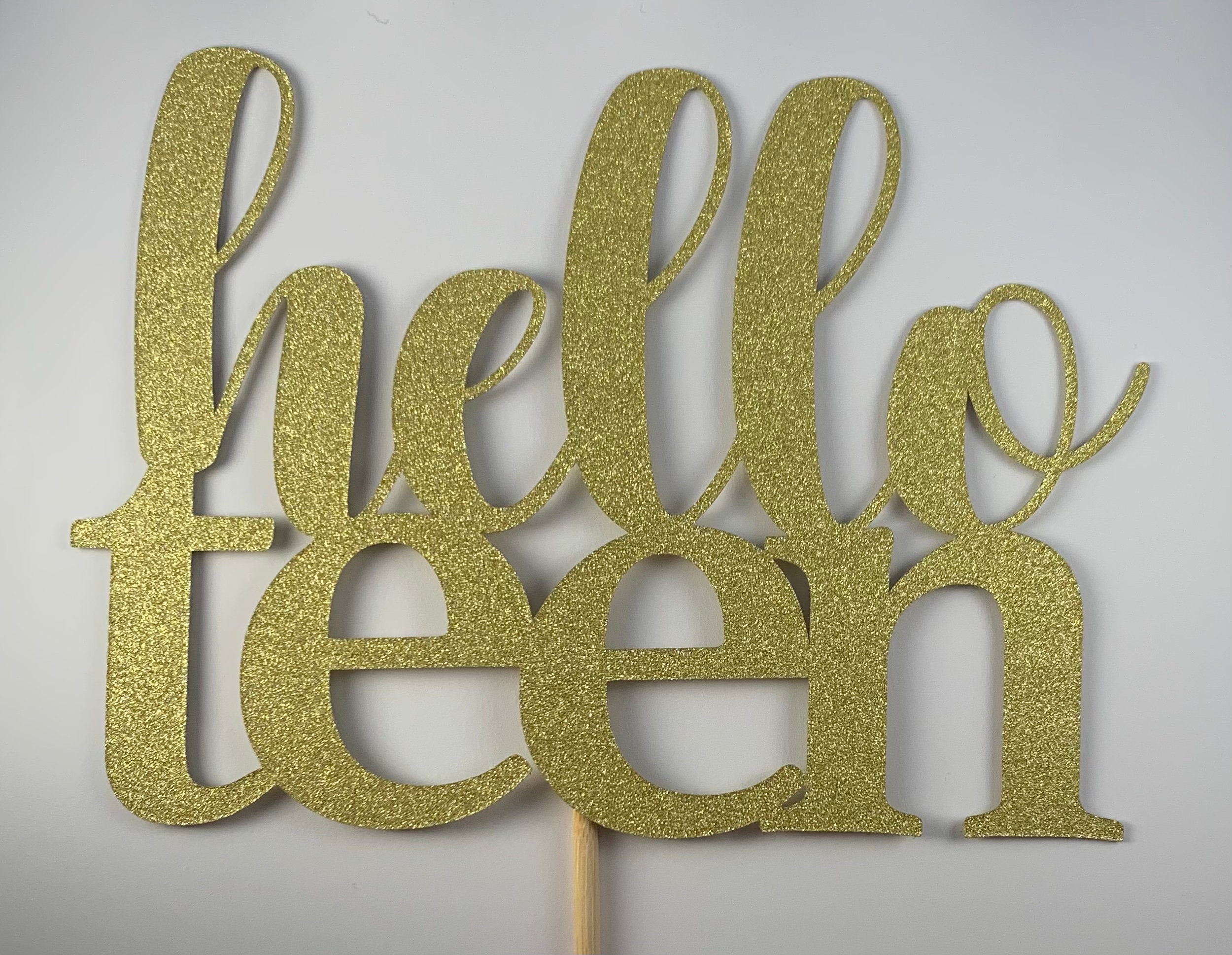Hello Teen Cake Topper for Teenagers Birthday 13th Birthday Party ...