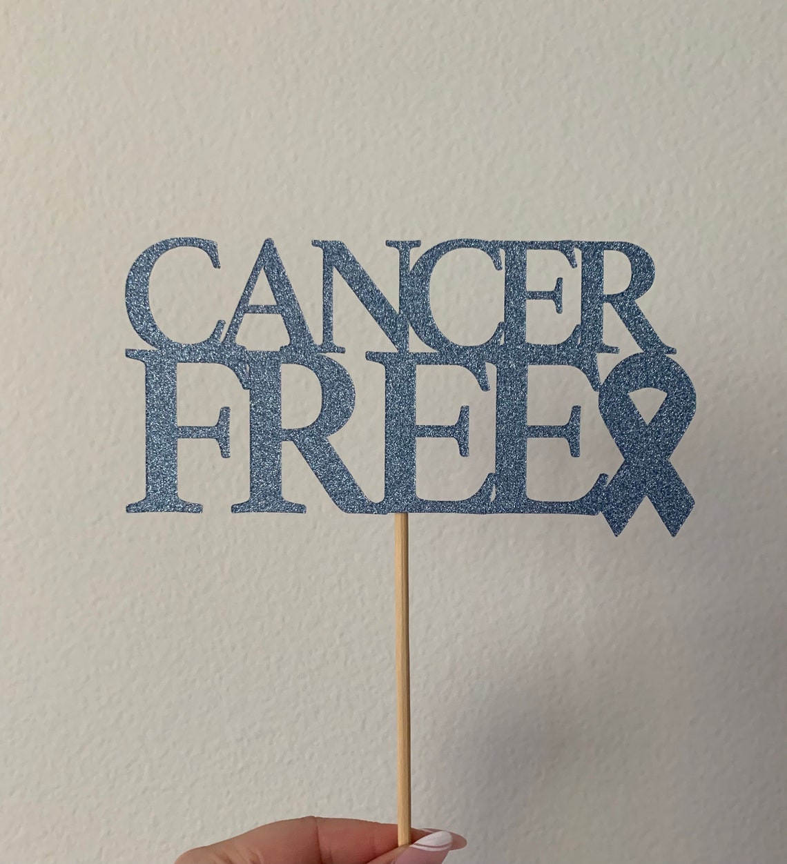 Cancer Free Cake Topper Cancer Survivor Cancer Warrior No - Etsy