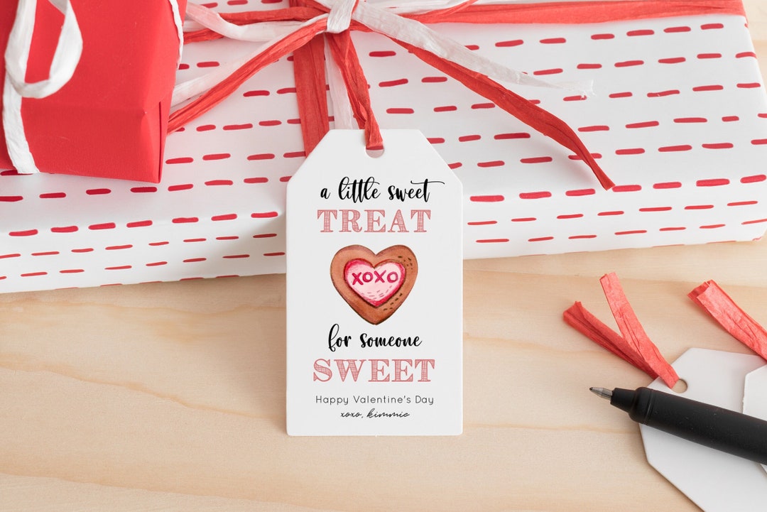 Editable A Sweet Treat for Someone Sweet Cookie Gift Tag Template ...