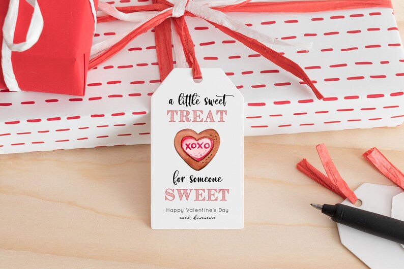 Editable A Sweet Treat for Someone Sweet Cookie Gift Tag Template ...
