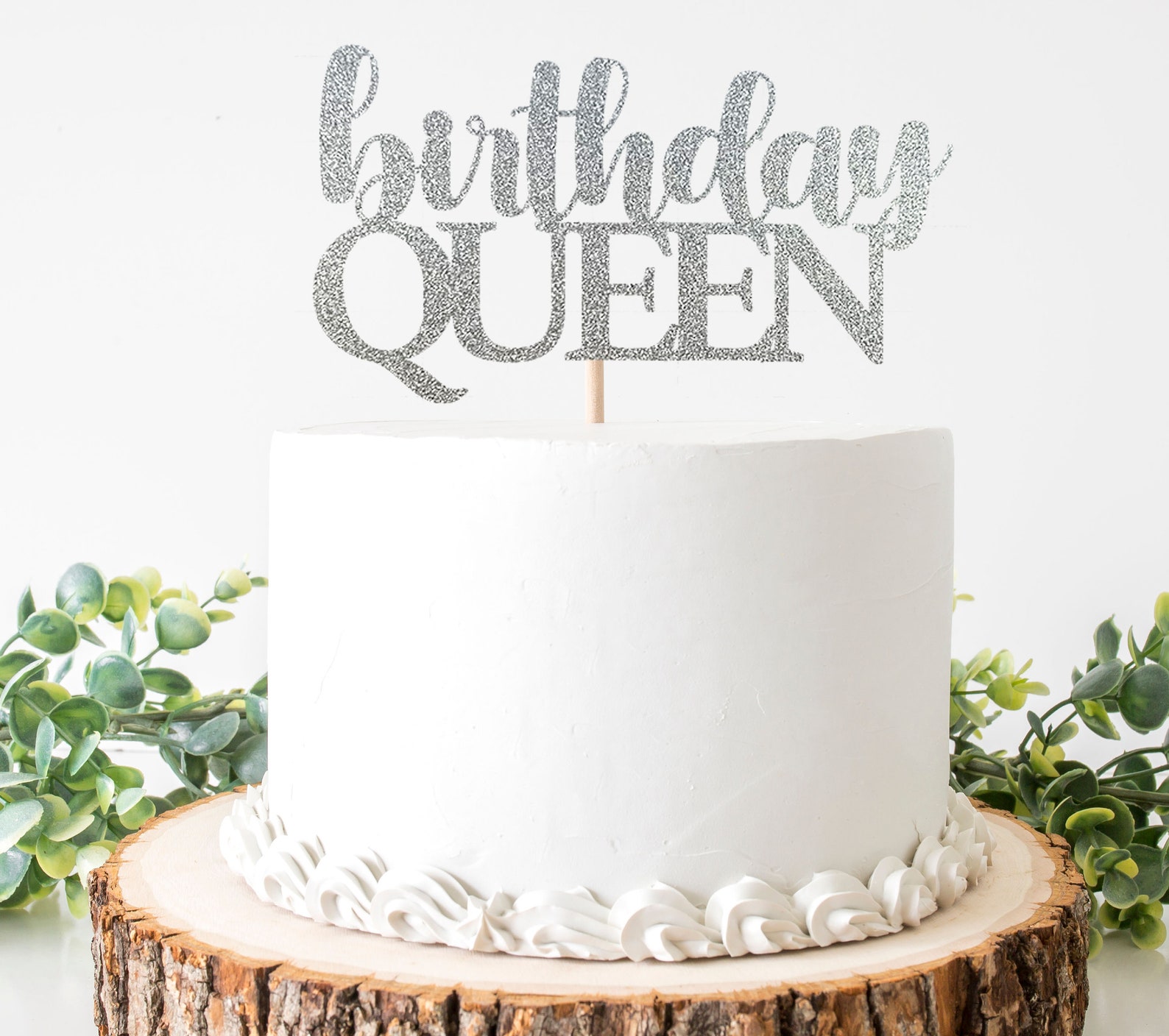 Birthday Queen Cake Topper for A Queen's Birthday - Etsy