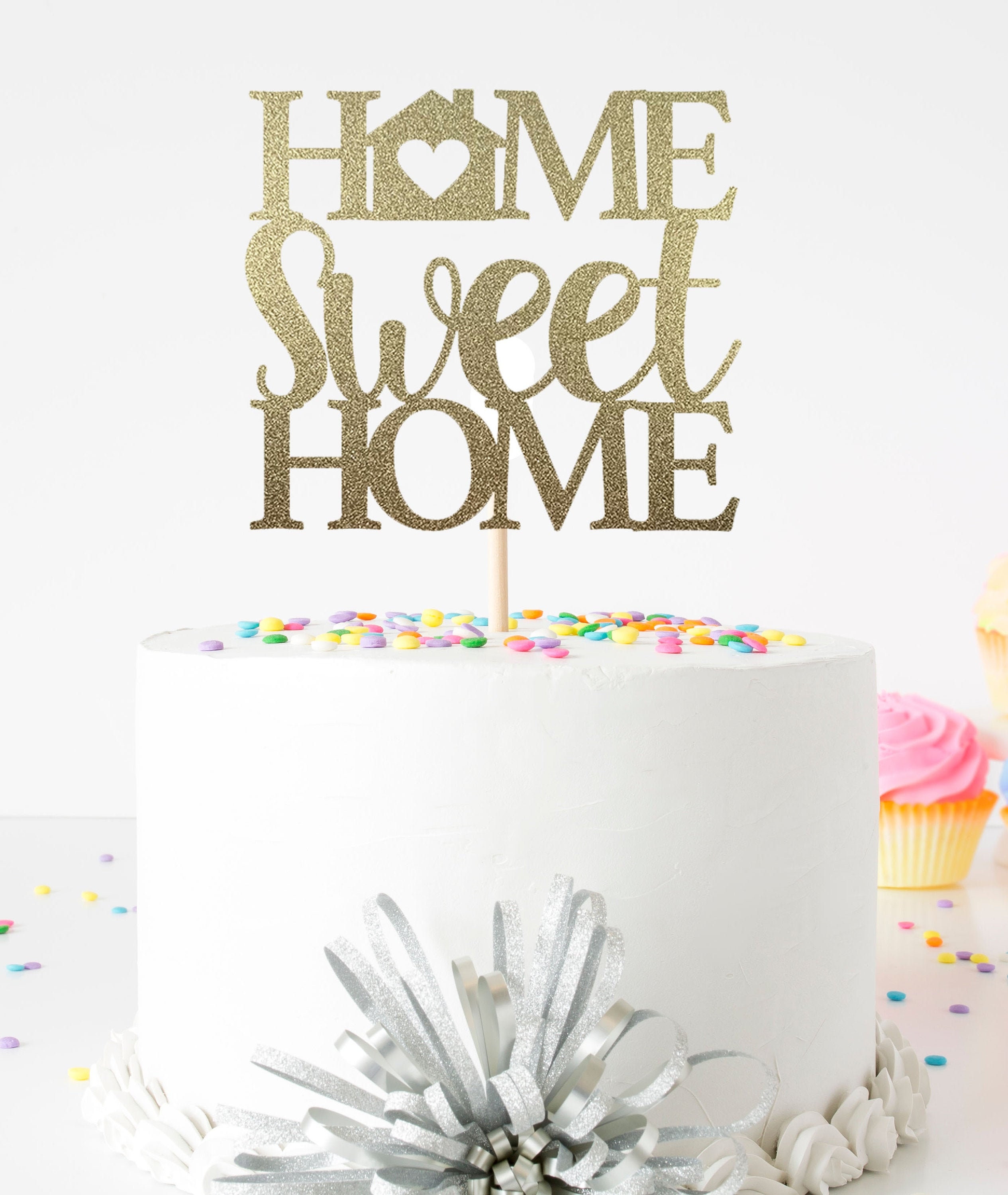 Home Sweet Home Cake Topper for Housewarming First Time Home - Etsy
