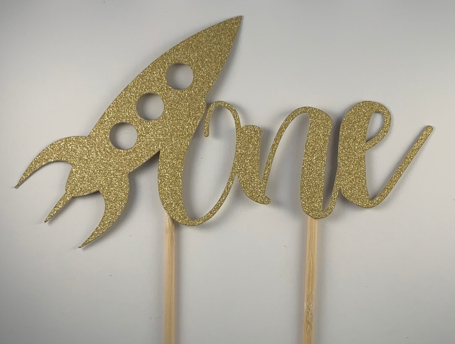 One With A Rocket Cake Topper for First Birthday Smash Cake. - Etsy