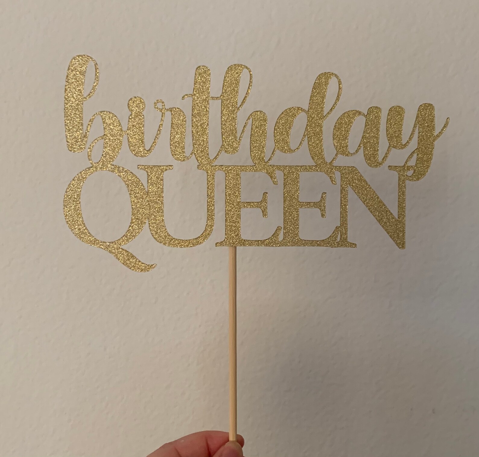Birthday Queen Cake Topper for A Queen's Birthday - Etsy