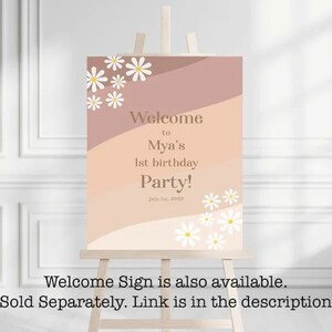 Editable Groovy Custom Sign Template for Hippie Birthday Party Groovy ...