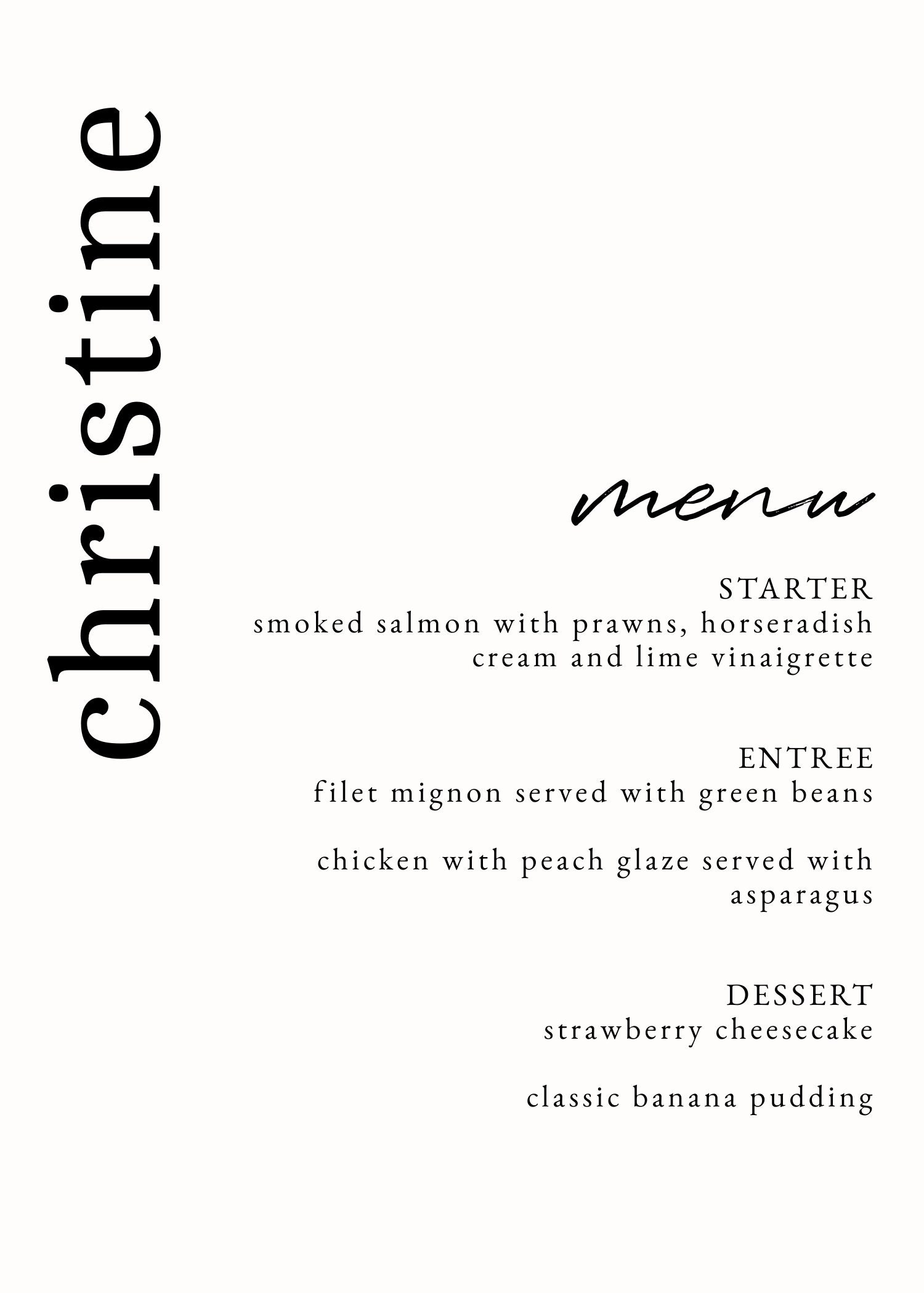 Editable Guest Name Card Menu Template Wedding Place Card Menu | Etsy