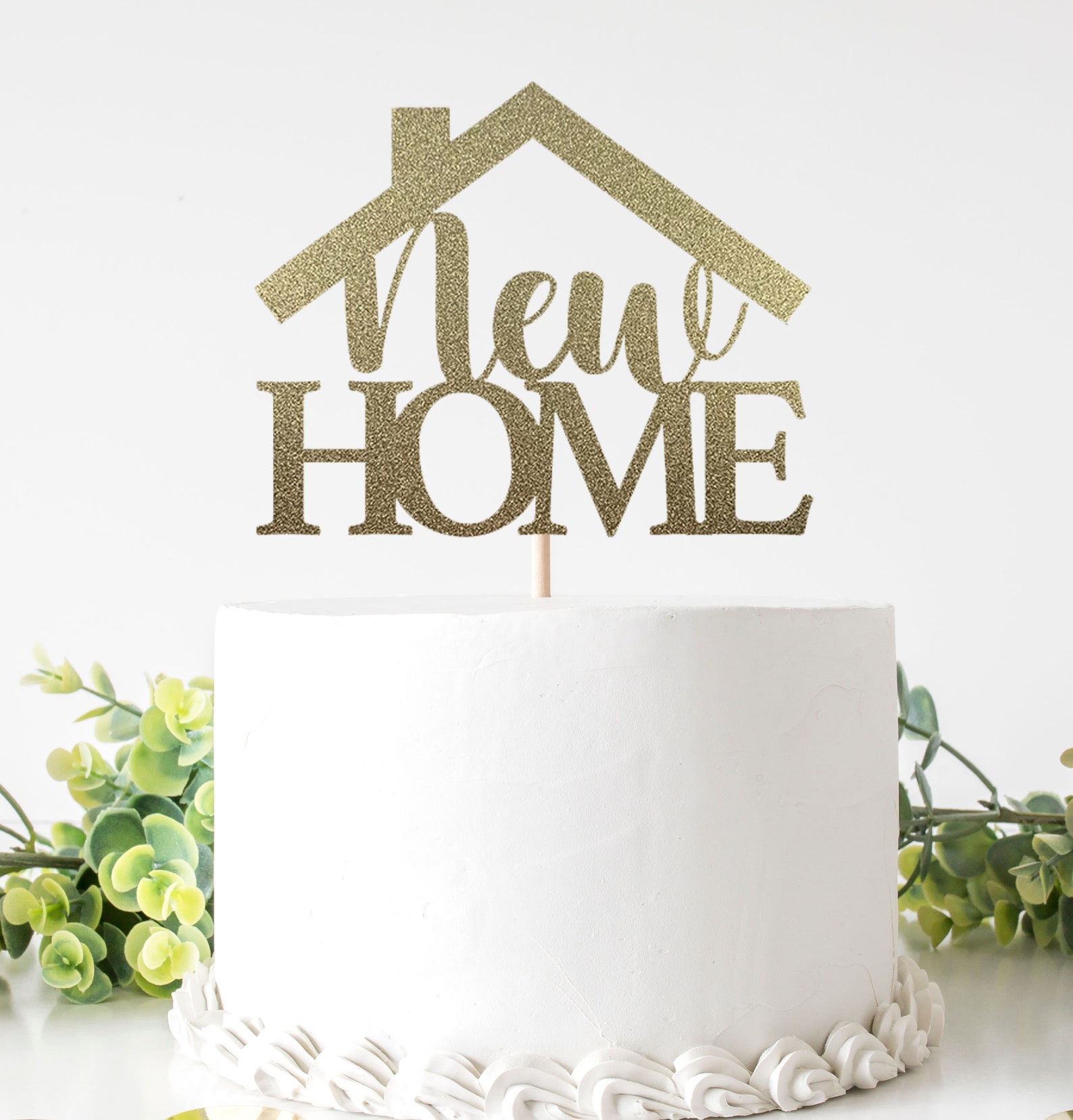 New Home Cake Topper for Housewarming Home Sweet Home - Etsy