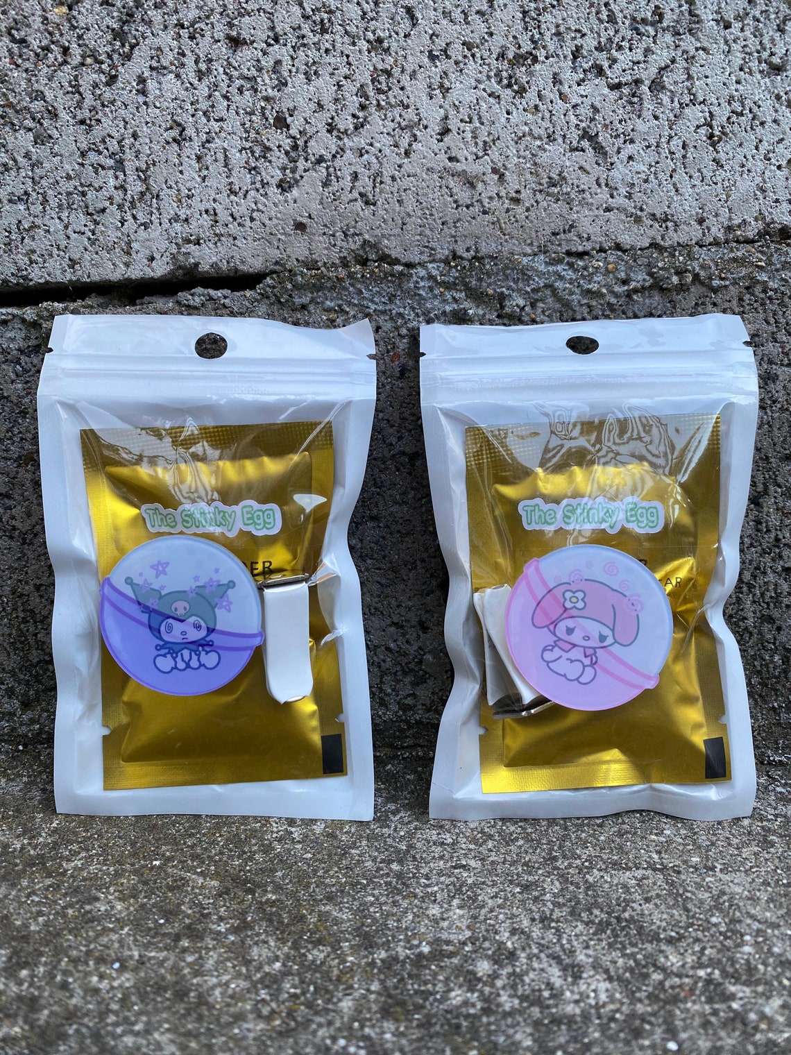 Emo Kitty & Pink Bunny Air Fresheners: Perfume Vent Clips, Kawaii Car ...