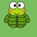 Frog in Puffer Jacket Sticker: Cute Stickers Frog Stickers - Etsy