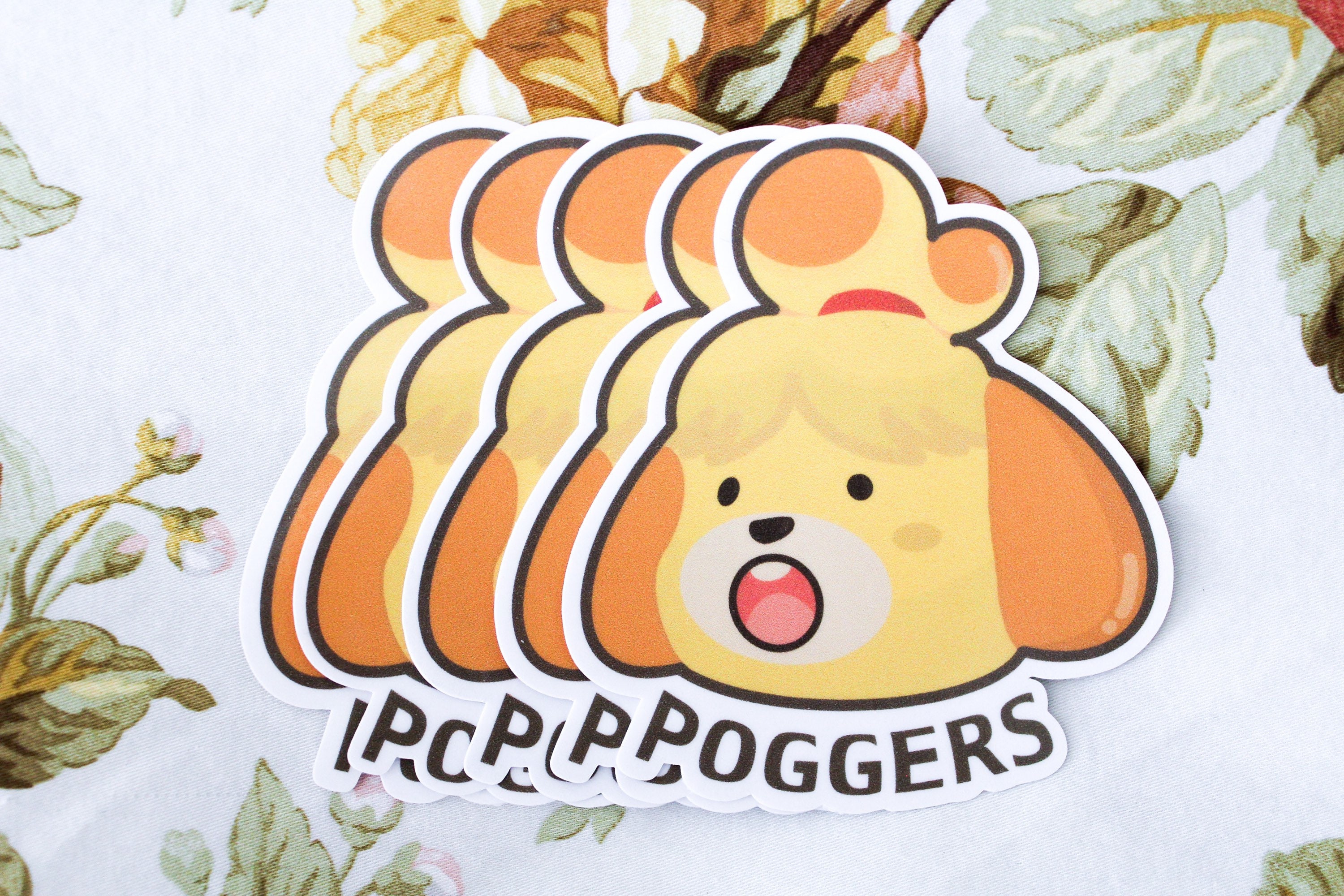 Animal Crossing Isabel Poggers Sticker: Cute Stickers Kawaii | Etsy
