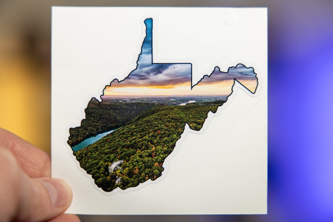 West Virginia Sticker - Vinyl Sticker - Vinyl WV Sticker - Cooper's ...