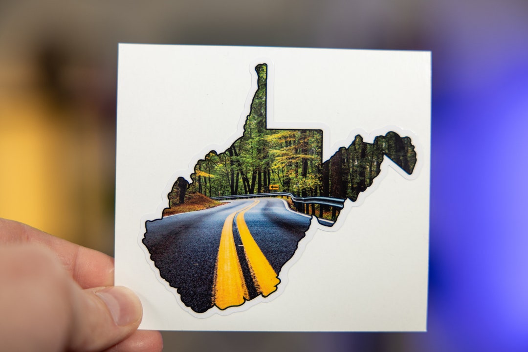 West Virginia Sticker - Vinyl Sticker - Vinyl WV Sticker - WV Country ...