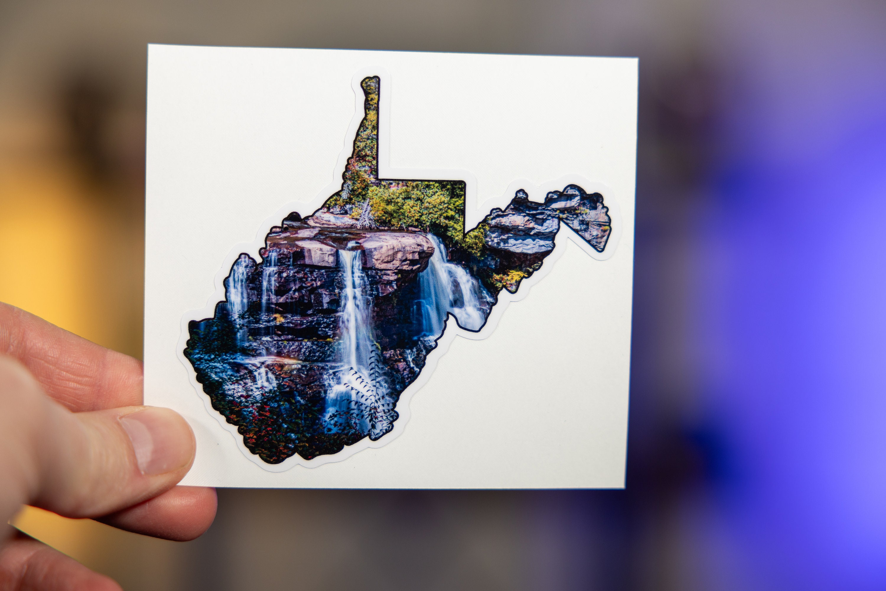 West Virginia Sticker - Vinyl Sticker - Vinyl WV Sticker - WV ...