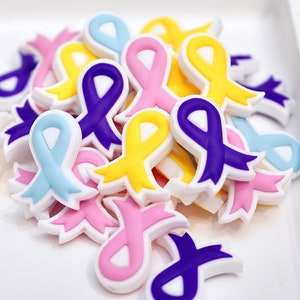 Awareness Ribbons - Pink Ribbon, Purple Ribbon, Yellow Ribbon, Lt. Blue ...