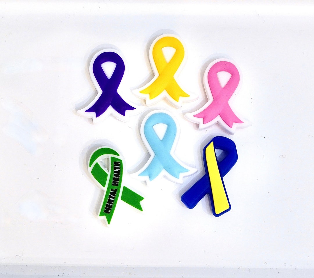 Awareness Ribbons - Pink Ribbon, Purple Ribbon, Yellow Ribbon, Lt. Blue ...