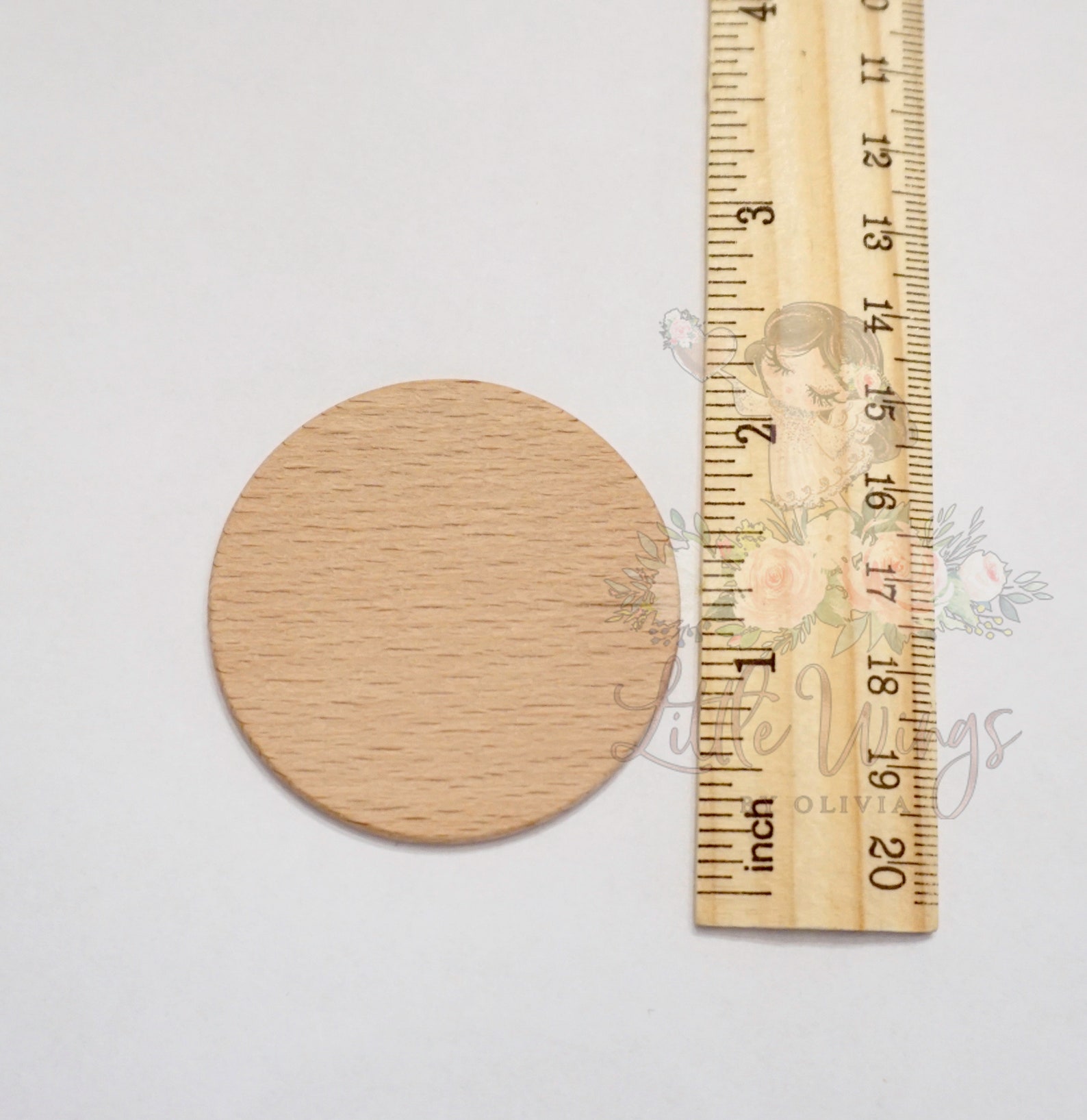 2 Blank Beech Wood Token Great for Rewards Points | Etsy