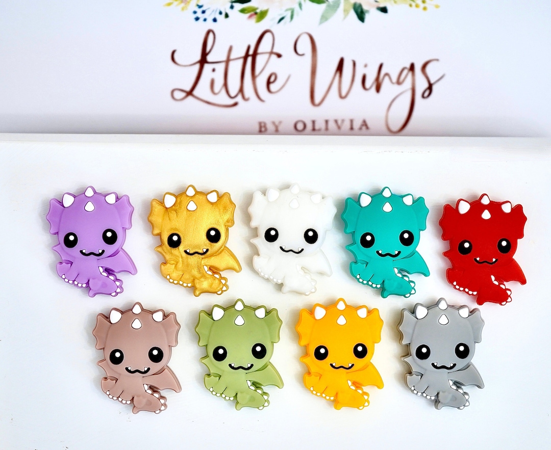Baby Dragons - Silicone Focal Bead - Dragon Beads, G.O.T ,mother of ...