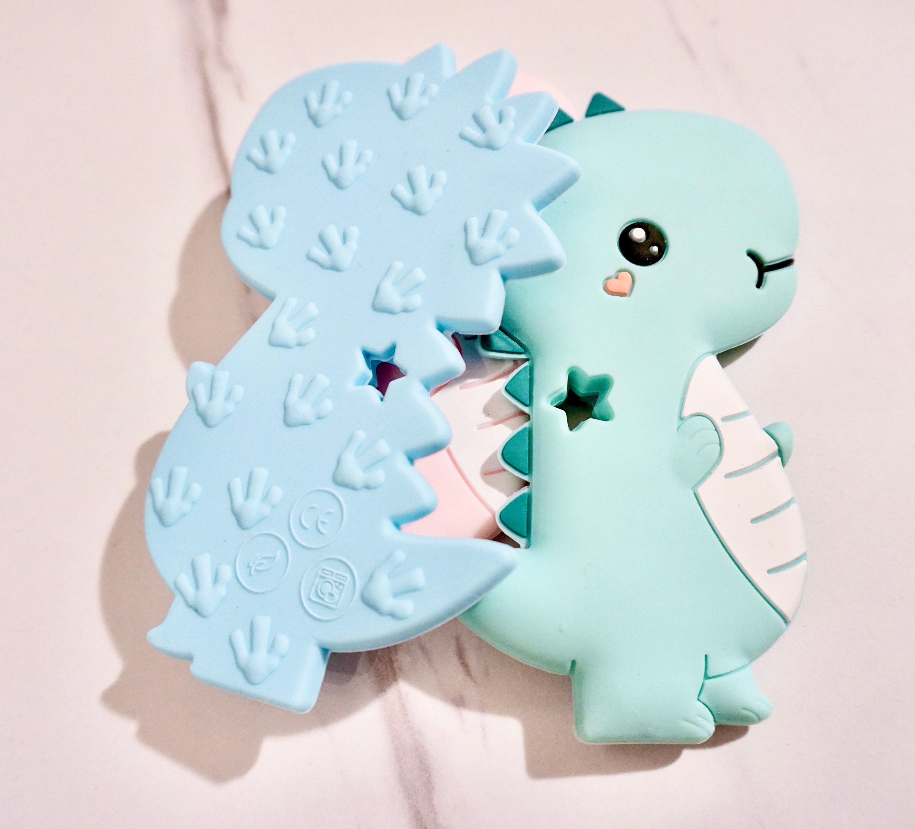 Baby T-rex Teether Teething Sensory Chewing Habit Autism - Etsy