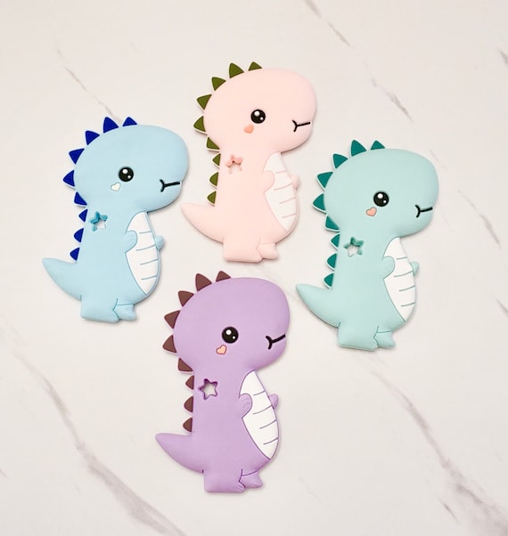 Baby T-rex Teether Teething Sensory Chewing Habit Autism | Etsy