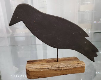 Wood Crow Stand - Etsy