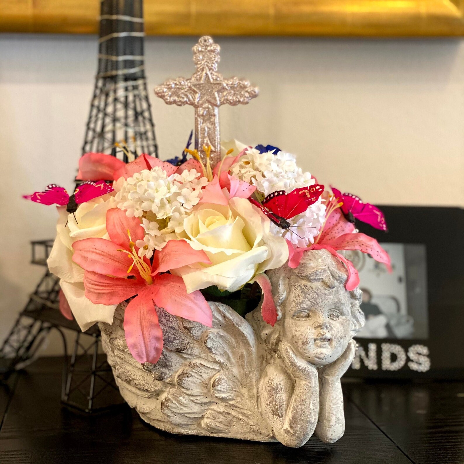 Angel Centerpiece With Wings - Etsy