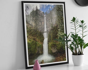 Multnomah Falls Poster - Etsy