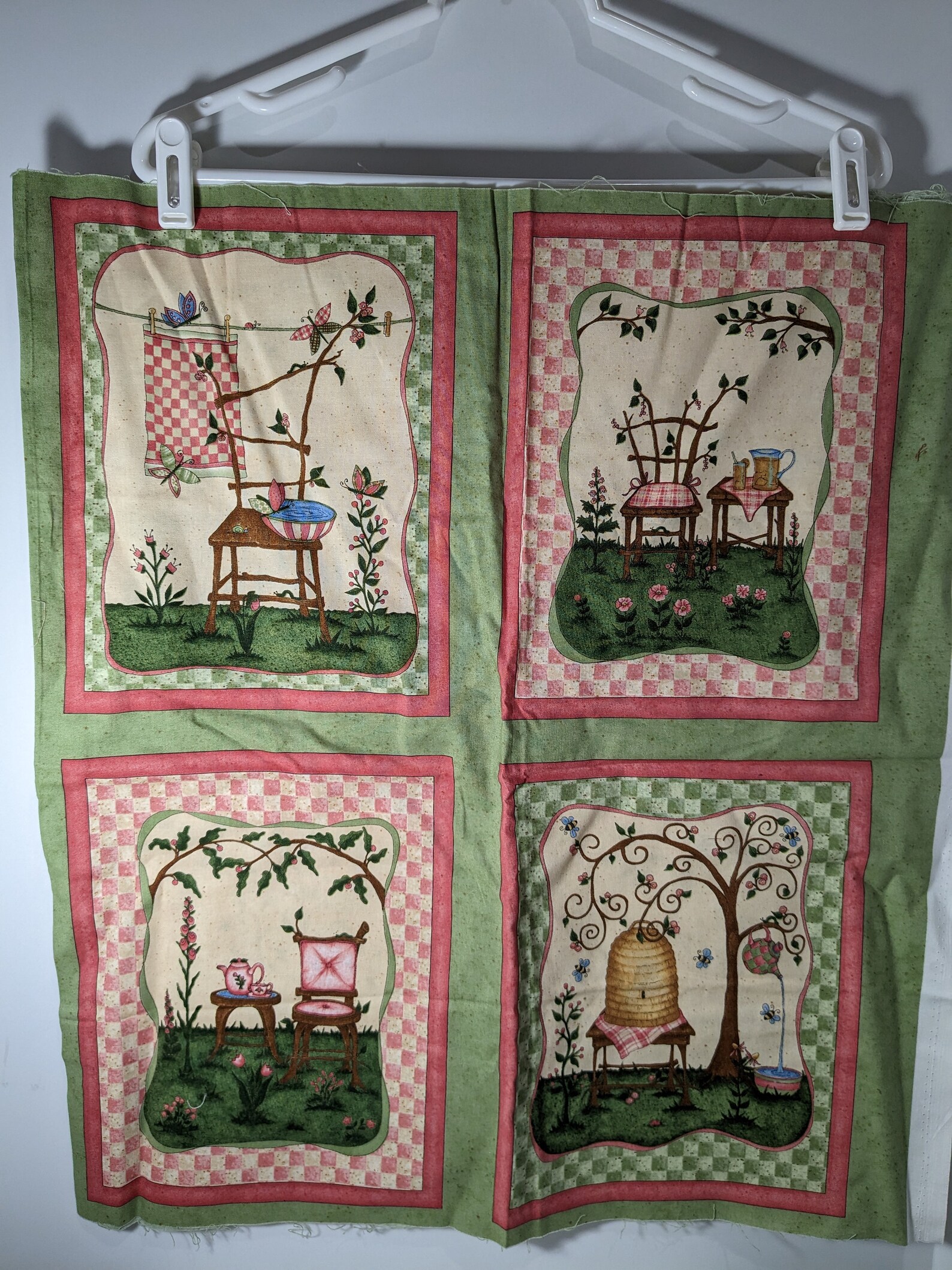Come Sit in My Garden Quilt Panel Designed by Robin Betterley for South ...