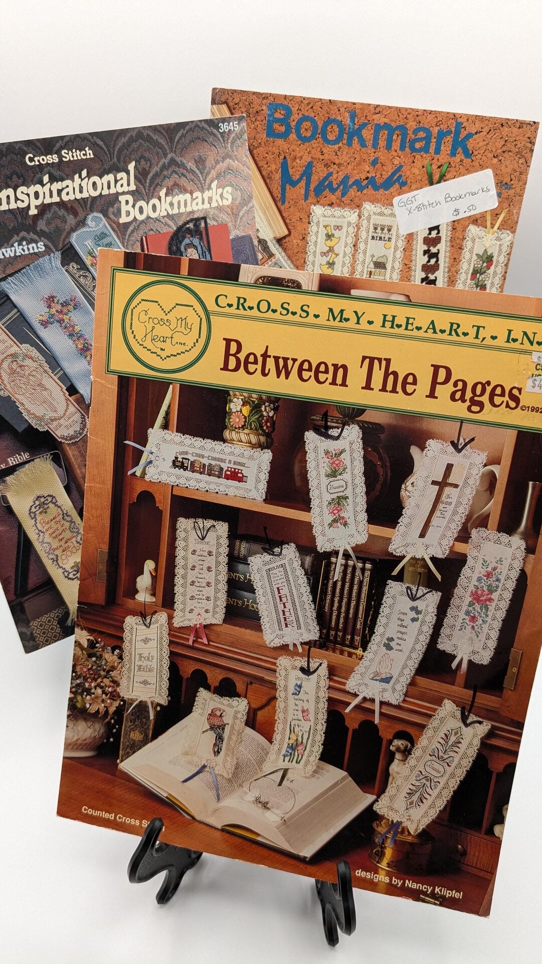 Cross Stitch Bookmark Patterns Set of 3 Pattern Booklets by Jeanette ...