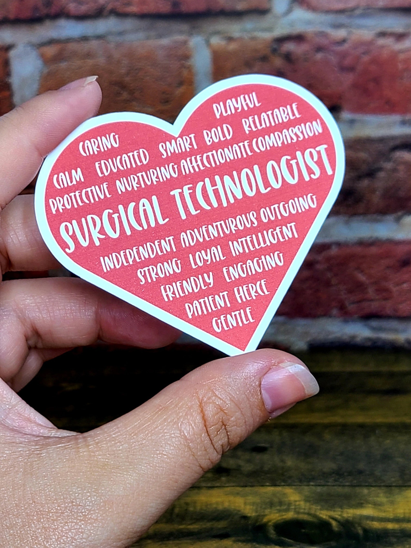 Surgical Technologist Heart Sticker/magnet - Etsy