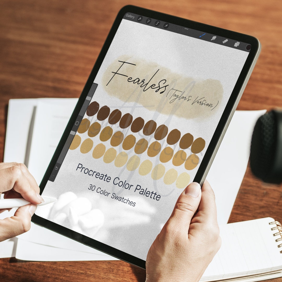 Fearless taylors Version Procreate Color Palette, Inspired by Taylor ...