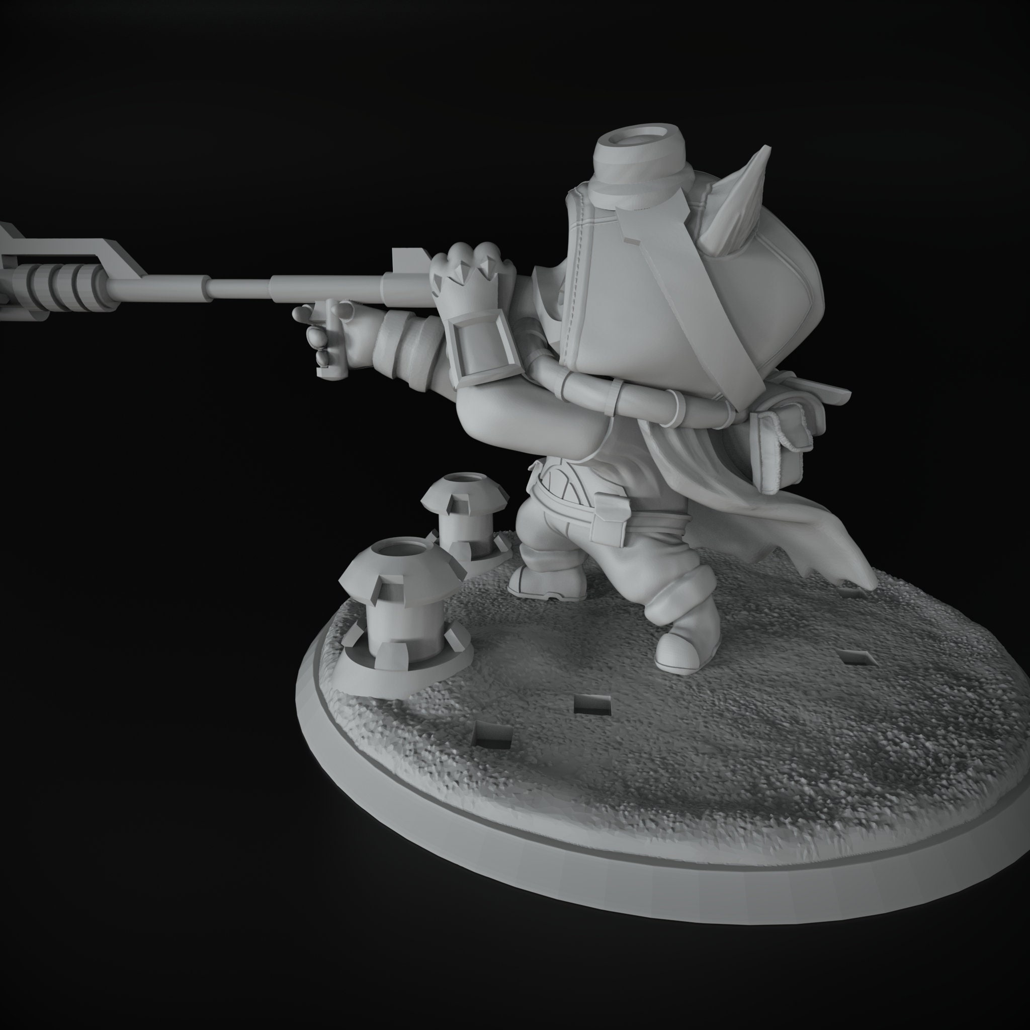 STL Teemo Omega Squad Figure Statue 3D Printing Stl File - Etsy