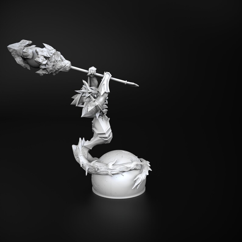 STL Dark Star Mordekaiser League of Legends Figure Statue Alexa ...