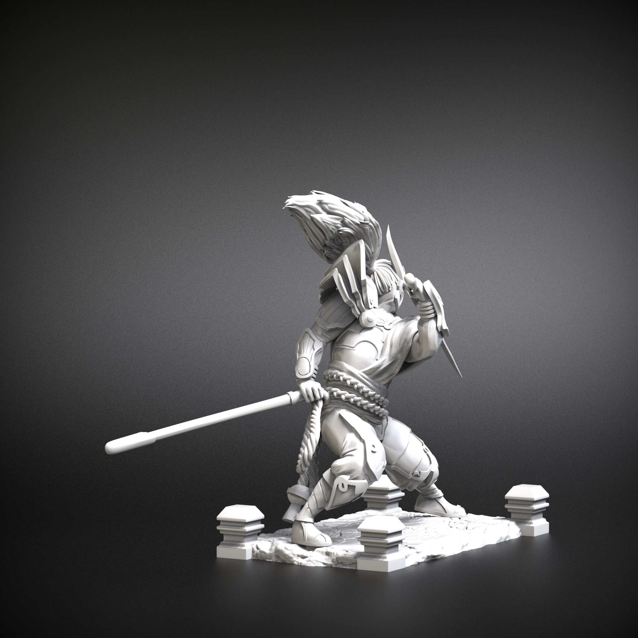 STL Yasuo Blood Moon 3D Print Model League of Legends 3D Print Model 3D ...