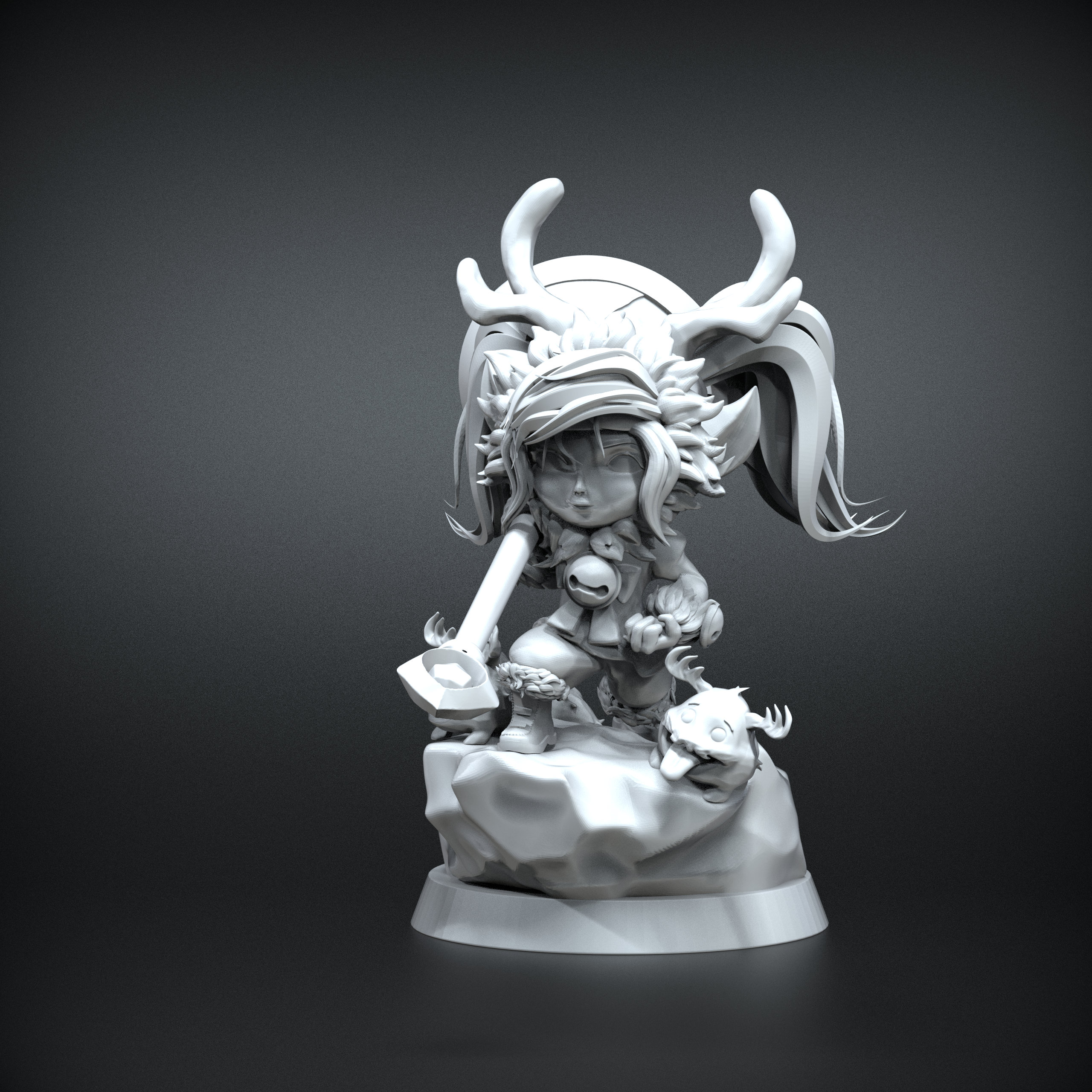 STL Poppy Snow Fawn 3D Print Model 3D Printing Stl File - Etsy
