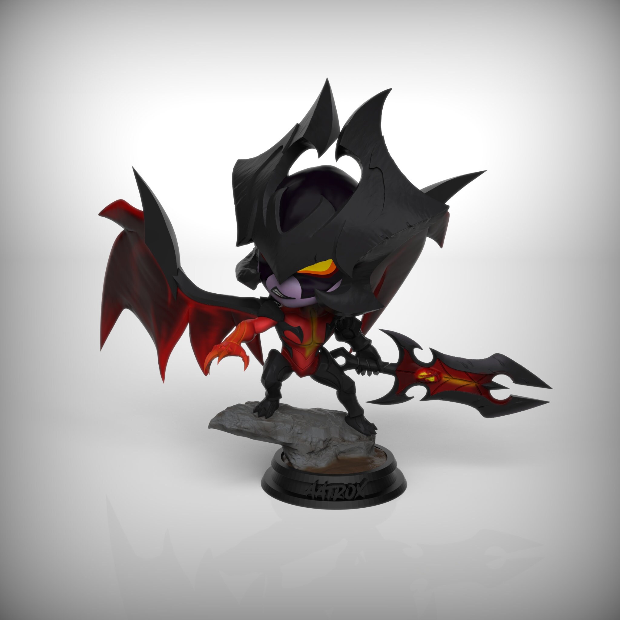 STL Aatrox Chibi Tft League of Legends 3D Printing Stl File - Etsy