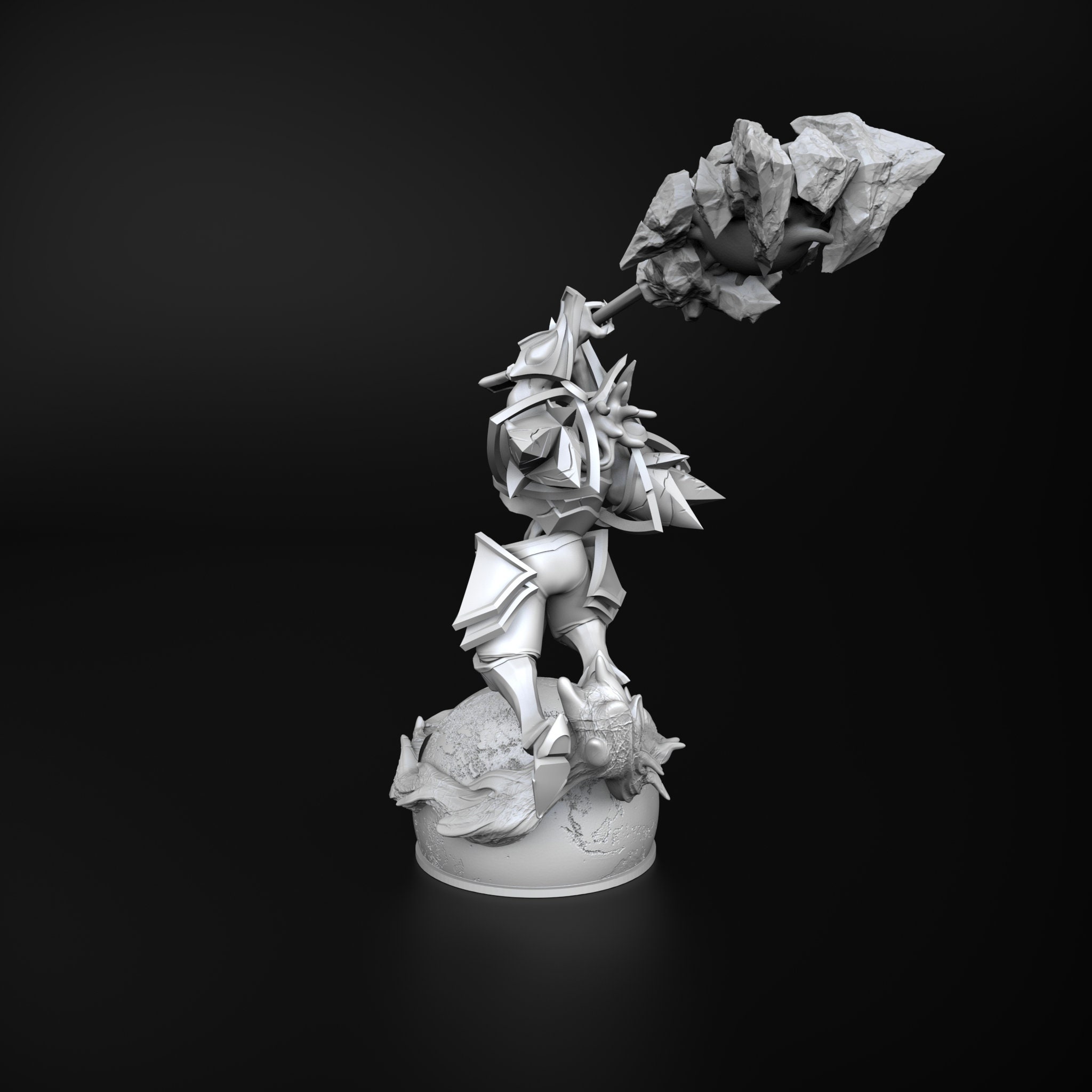 Dark Star Mordekaiser League of Legends Figure Statue Alexa - Etsy
